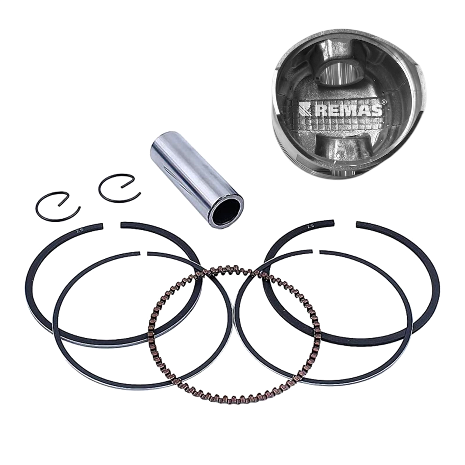 Piston Segman Standart 68 mm GX160 - GX200 - 5,5 HP - 6,5 HP Benzinli ...